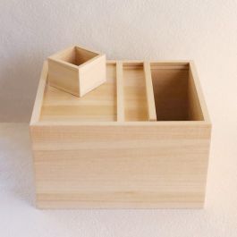 Wooden rice container / 5kg