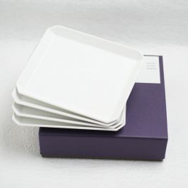 [Set of 4] Square Plate / W165 / TY Series