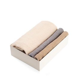 [Set of 3] Organic Towel / Natural 3 colors set / Bath Towel ×1 / Hand ...