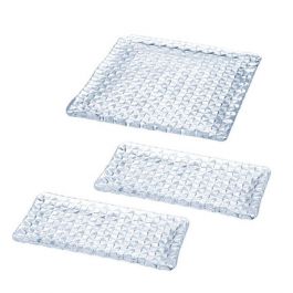 [Set of 3] grid plate / 1 Square & 2 Rectangle