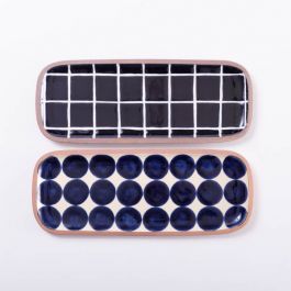 [Set of 2] Rectangle L / Gosu Maru Mon & Check Gosu